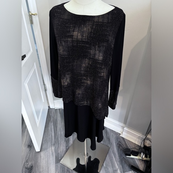 IC COLLECTION | Tops | Ic Collection Size Large Tunic In Gold And ...